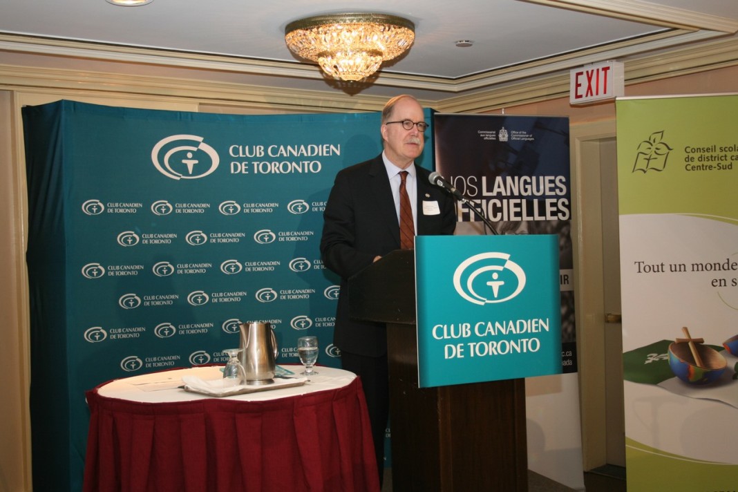 Graham Fraser présente les grandes lignes de son rapport au Club ...